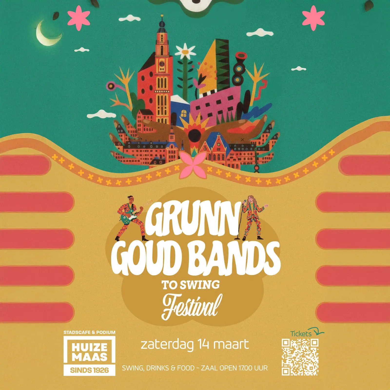 Grunn Goud Bands to Swing Festival - Huize Maas